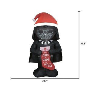 Gemmy | Holiday | 5 Ft Airblown Darth Vader Star Wars Prelit Led ...